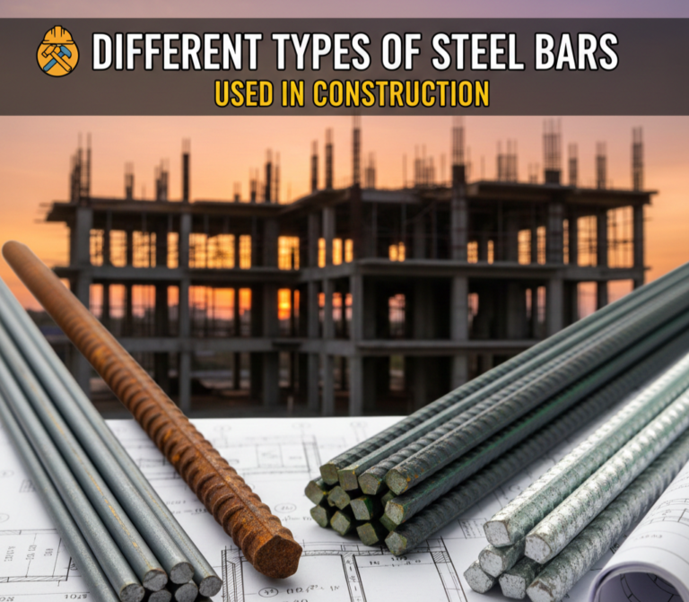 Different Types of Steel bars Used in Construction